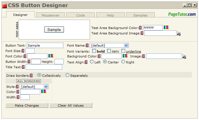 Crea botones para tu web de forma sencilla con CSS button Designer ...