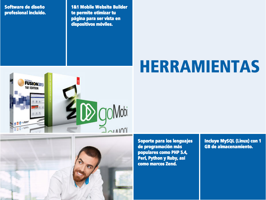 El nuevo hosting de 1and1 . Programación en Castellano.